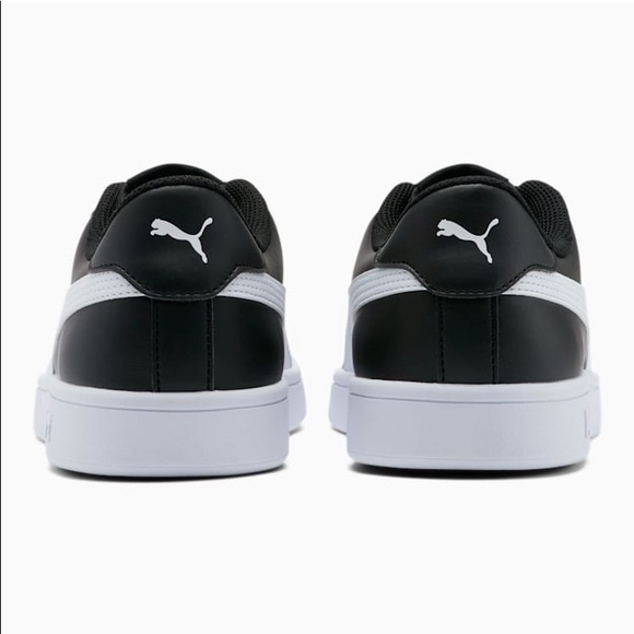 Puma | Shoes | Puma Smash V2 Mens Leather Sneaker Shoes Black | Poshmark